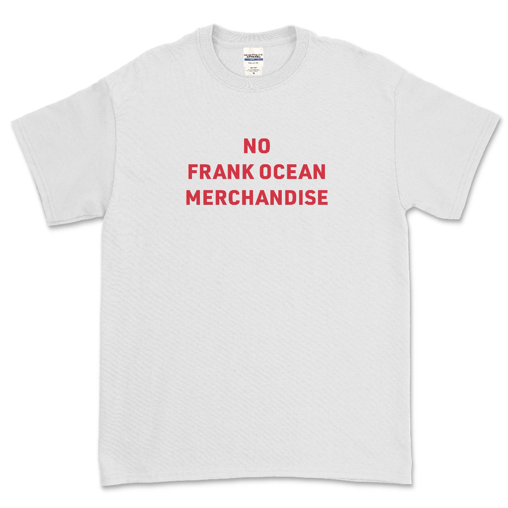 Jual NO FRANK OCEAN MERCHANDISE T-SHIRT | Shopee Indonesia