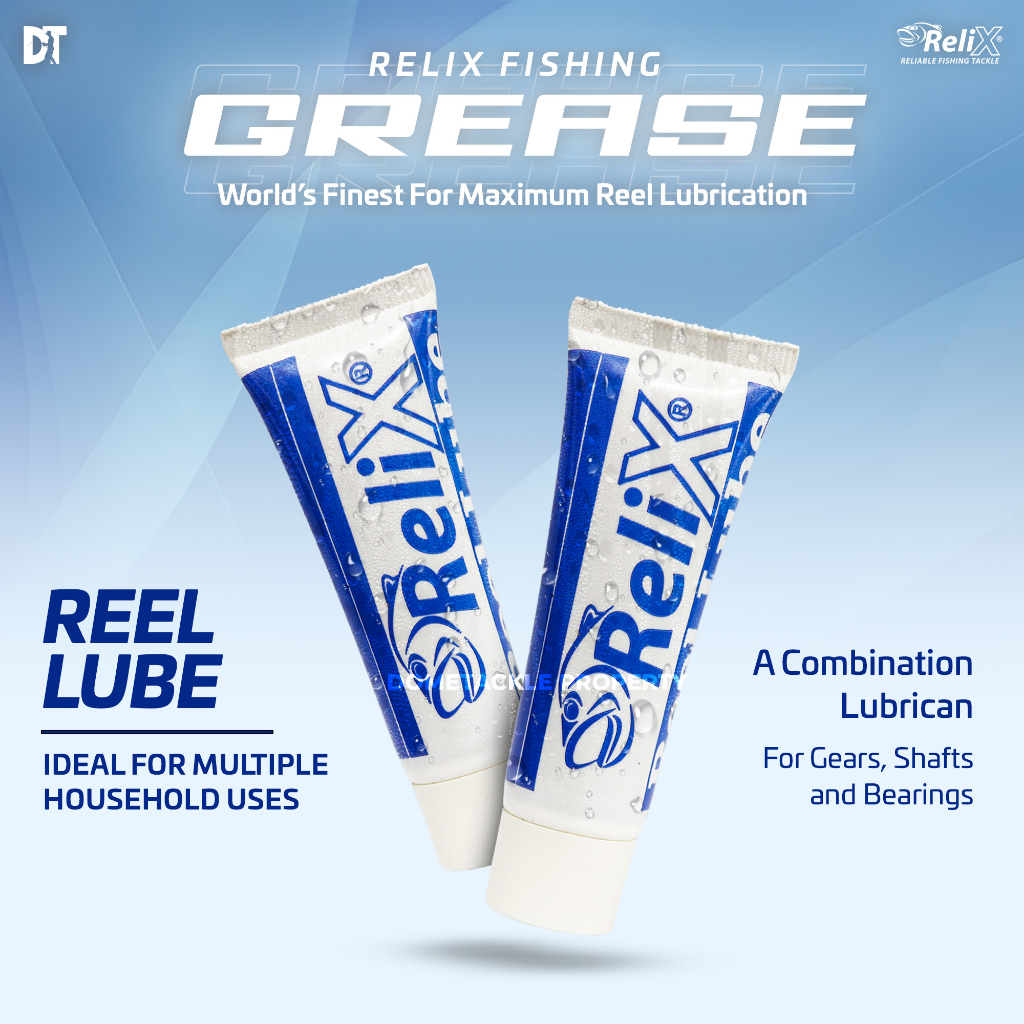 Jual Grease Oil Reel Lube Relix Paste Minyak Pelumas Reel Pancing 20 gr ...