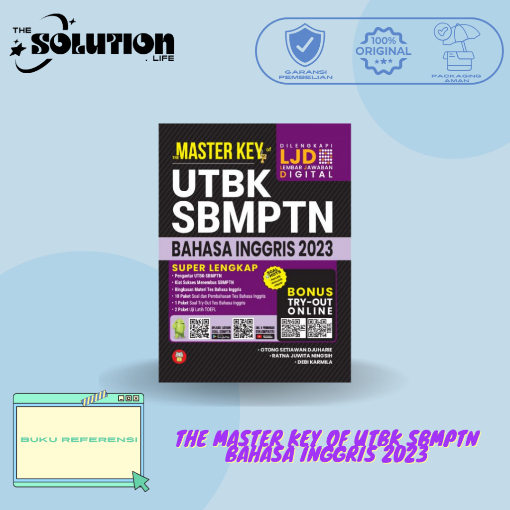Jual BUKU THE MASTER KEY OF UTBK SBMPTN BAHASA INGGRIS 2023 | Shopee Indonesia