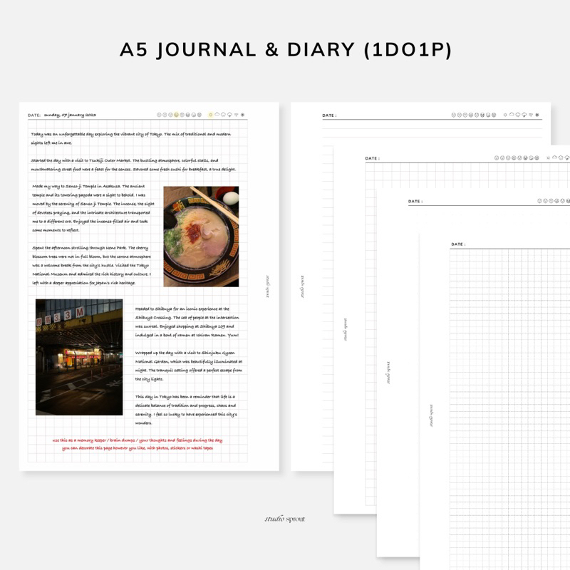Jual A5 Journal & Diary - Loose Leaf Kertas Isi Binder Insert Refill ...