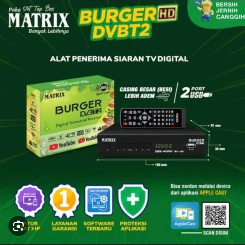 Jual STB/SET TOB BOX MATRIX BURGER | Shopee Indonesia