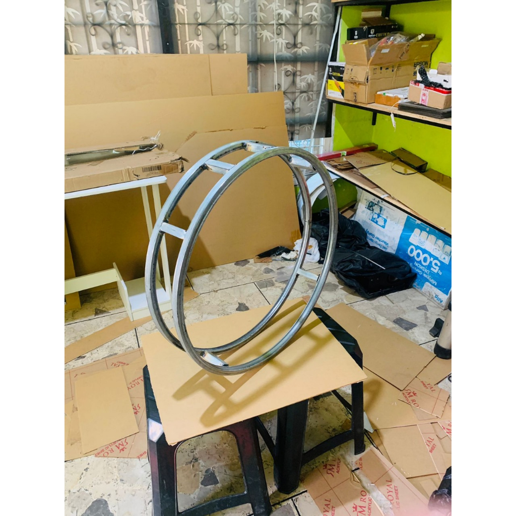 Jual Rangka Neon Box Bulat Ukuran 75 cm | Shopee Indonesia