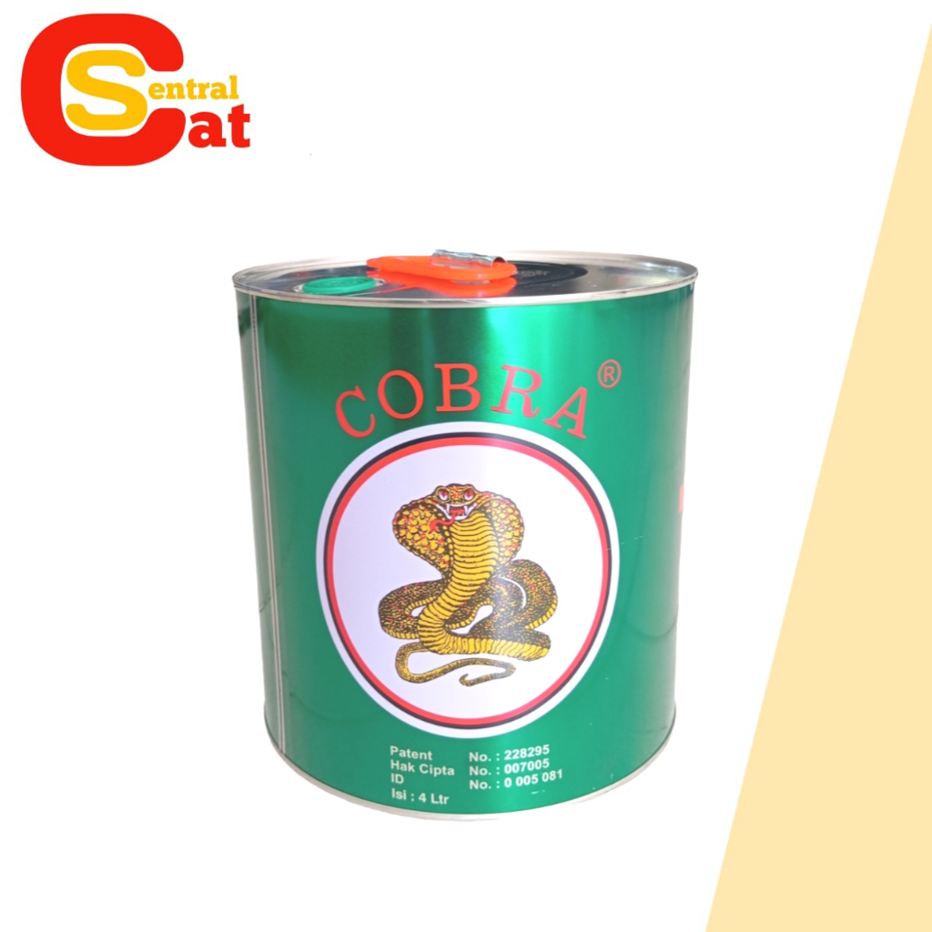 Jual Thinner Cobra Hijau | Ukuran : 4 L GALON | Shopee Indonesia