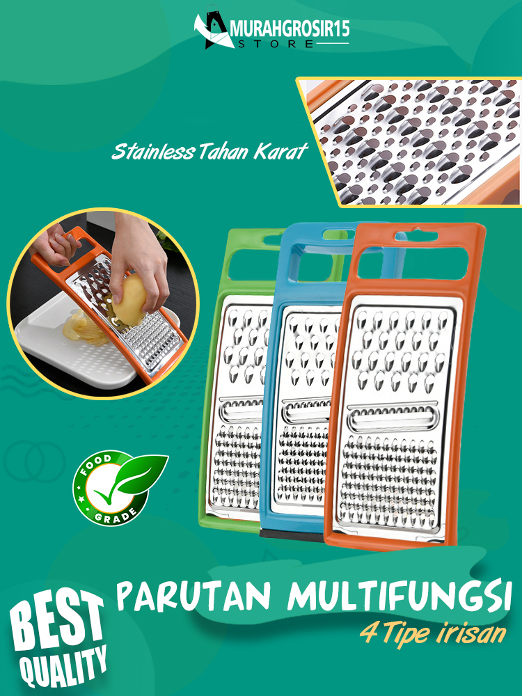Jual GE-9 Parutan Multifungsi 4 in 1 Stainless Grater 4in1 Parutan ...