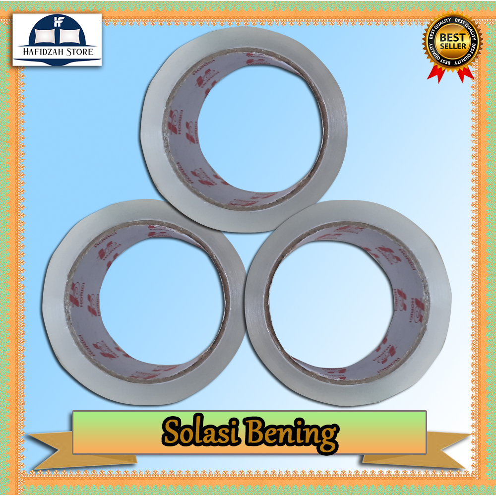 Jual Selotip - Isolasi Bening / Solasi / Lakban / Tape / 90 yard ...