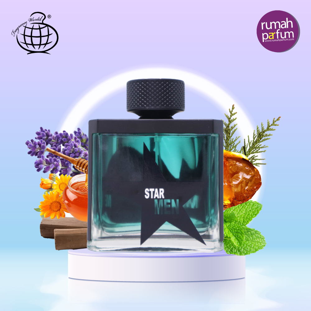 Jual Parfum Pria Fragrance World Star Men EDP (100 mL) Perfume Cowok ...