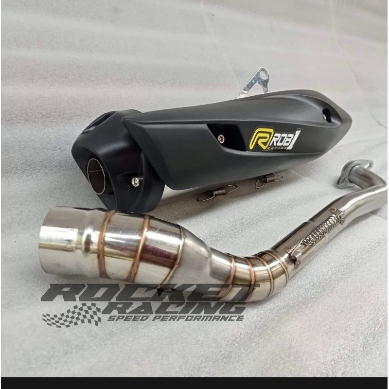 Jual KNALPOT ROB1 VARIO PCX NMAX AEROX BEAT MIO SUARA BAS ADEM ANTI ...