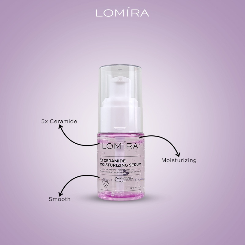 Jual Lomira 5X Ceramide Moisturizing Series - Serum / Cream | Shopee ...