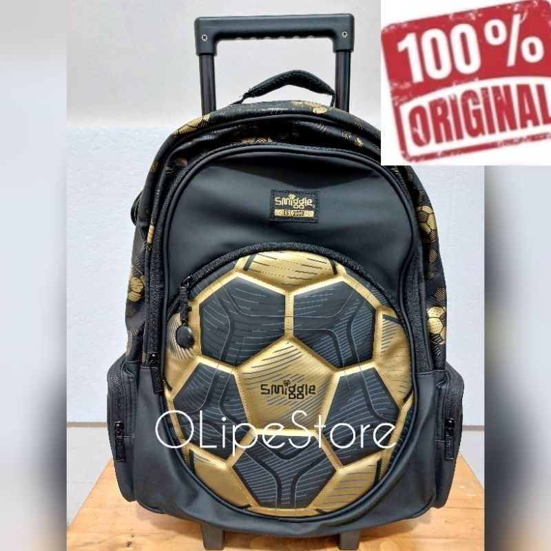 Jual SMIGGLE - Score Trolley Backpack Tas Troli Gold Ball Bola Smiggle ...