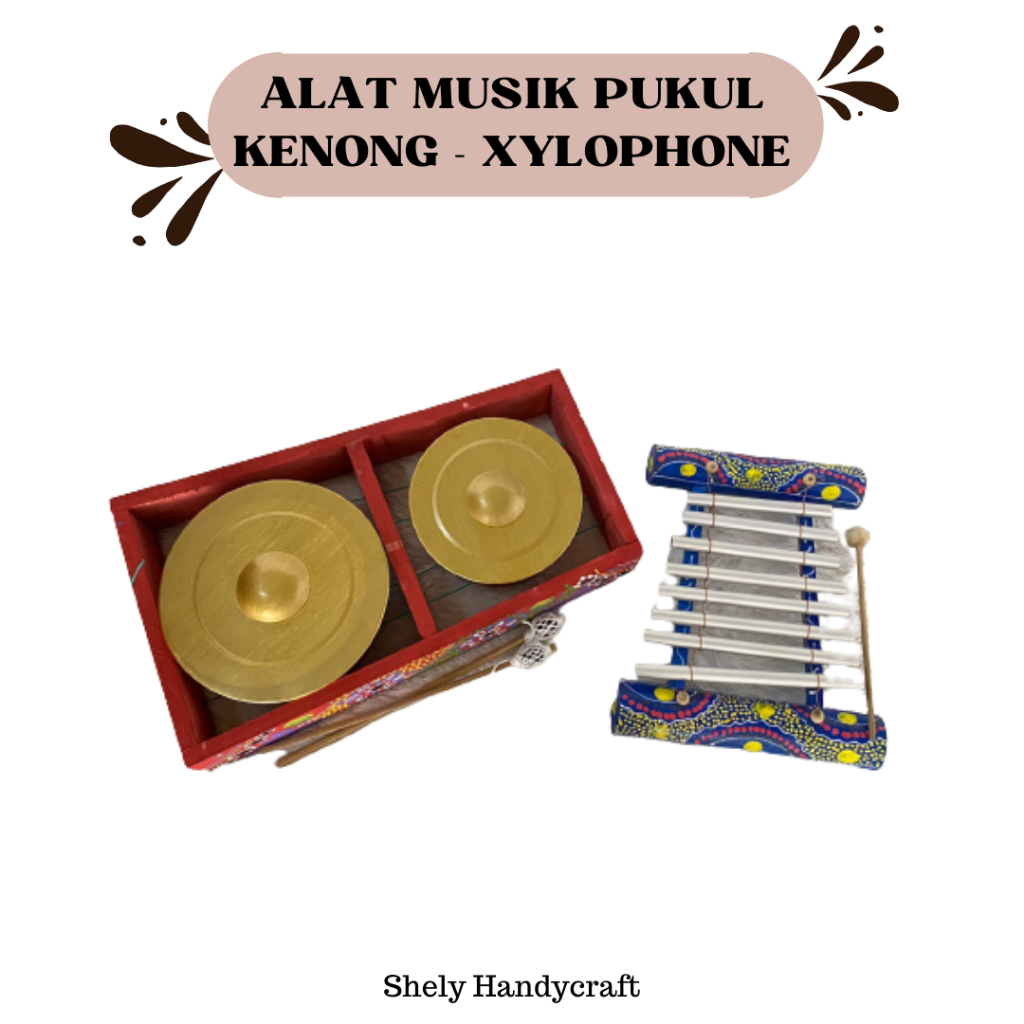 Jual Alat Musik Perkusi Mainan Anak / Alat Musik Kenong dan Xylophone ...