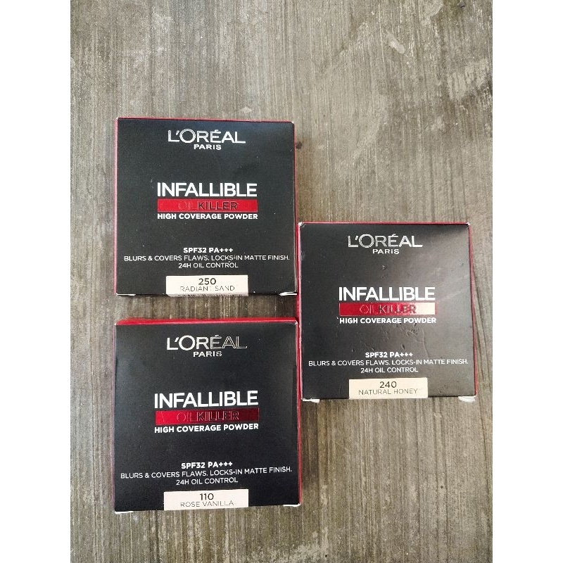 Jual L'oreal Paris bedak infallible oil killer BUKAN PRELOVE MASIH ...