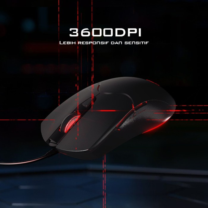 Jual Mouse Keyboard Gaming RGB GAMEN Station II 3600dpi BackLight LED 2 ...