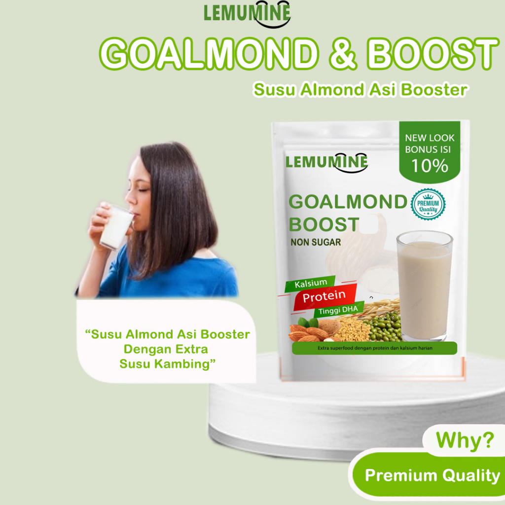 Jual Asi Booster Susu Kambing Etawa Bubuk 1kg Susu Almond Milk Asi ...