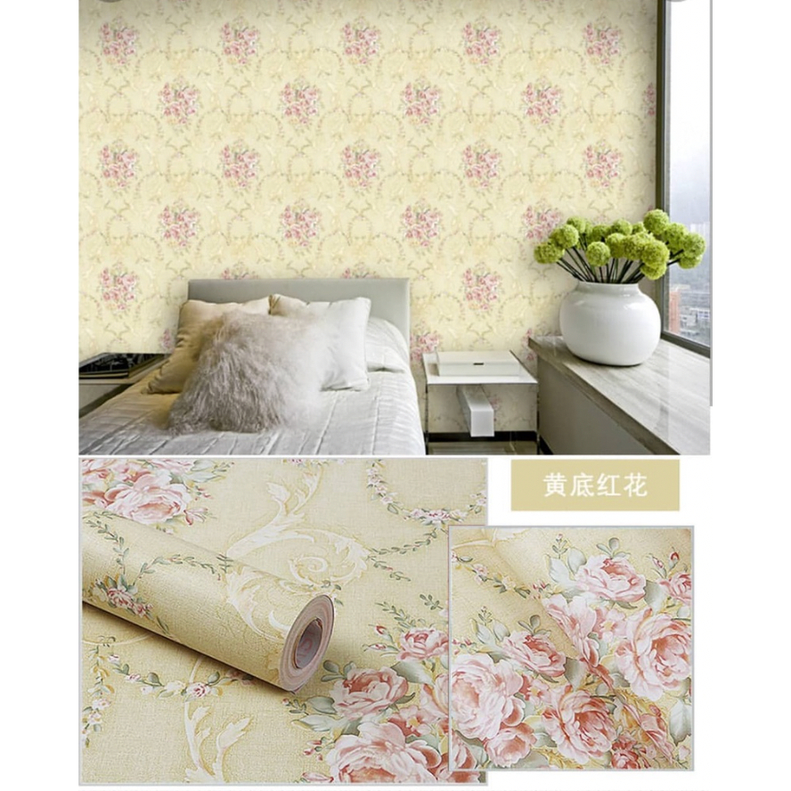 Jual Wallpaper Dinding Ukuran 45 CM x 10 M Motif TERMURAH 1 KG MUAT 2 roll pcs TERBAIK | Shopee ...