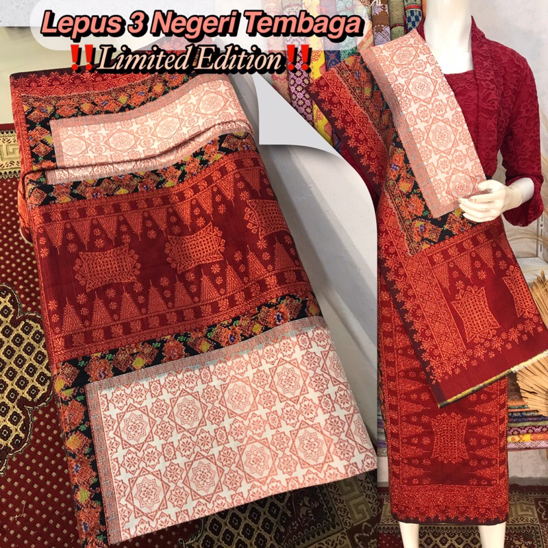 Jual Songket Lepus 3 Negeri Tembaga-Asli Tenun Tangan Palembang | Shopee Indonesia