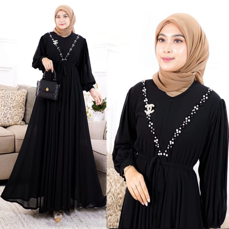 Jual Gamis Kondangan Elegan Gamis Ansori Maxi Gamis Ceruty Babydoll ...