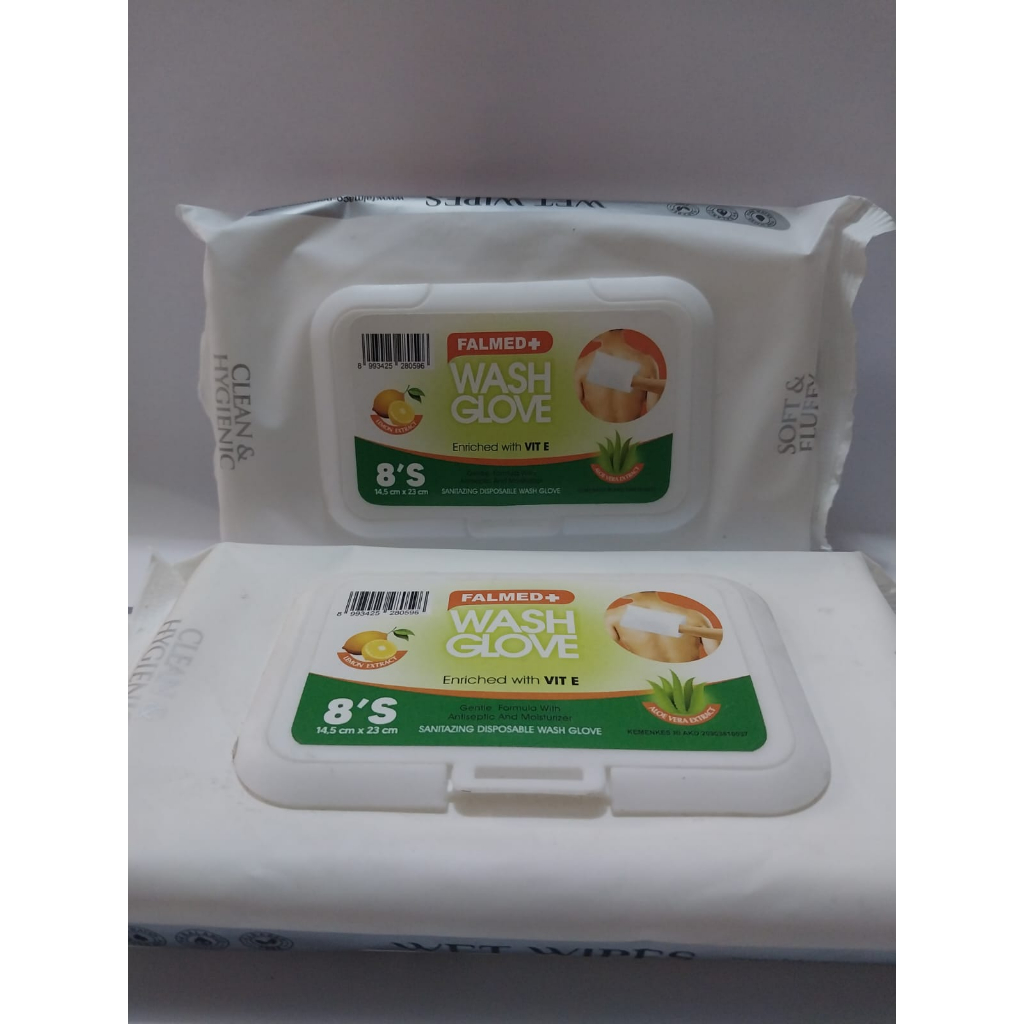 Jual tissue lap badan/wash glove falmed/washlap dewasa 8s | Shopee ...
