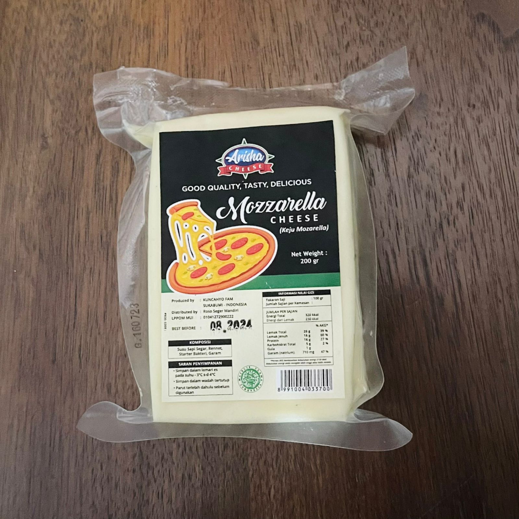 Jual Mozzarella - Arisha Keju Mozzarella Cheese 200gr - Mozza | Shopee ...