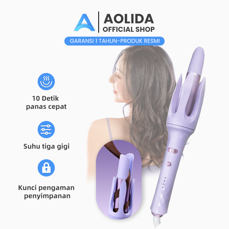 Jual Aolida Catokan KerltIng Keramik Otomatis / Catokan Rambut Curling ...