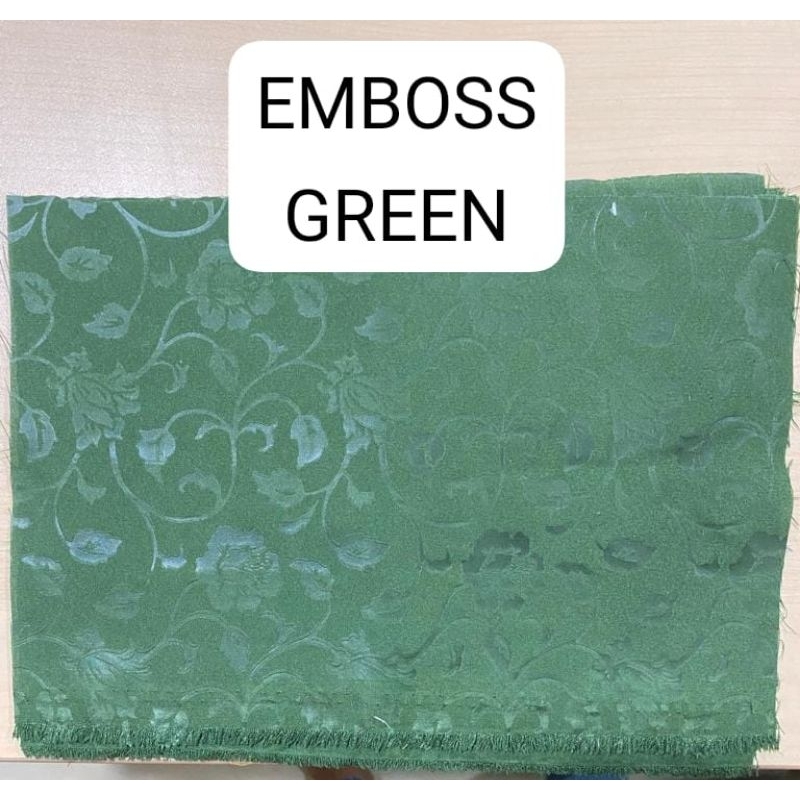 Jual Kain Polymicro/Katun Mikro EMBOSS 1meter x 2,4 meter | Shopee ...