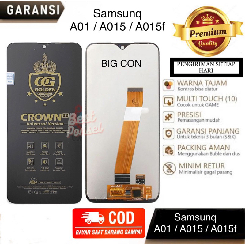 Jual Lcd Touchscreen SAMSUNG A01 / A015 / A015F ORIGINAL FULLSET | Shopee Indonesia