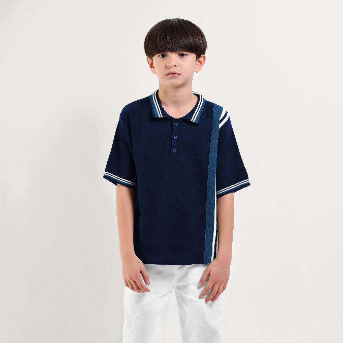 Jual Prepp Studio Jr - Noel Polo Shirt Navy | Shopee Indonesia