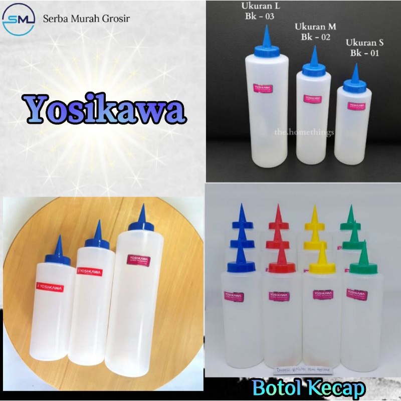 Jual Botol Saos/Botol Cuka/Botol Mayonaise/Botol Bumbu Plastik/Botol ...