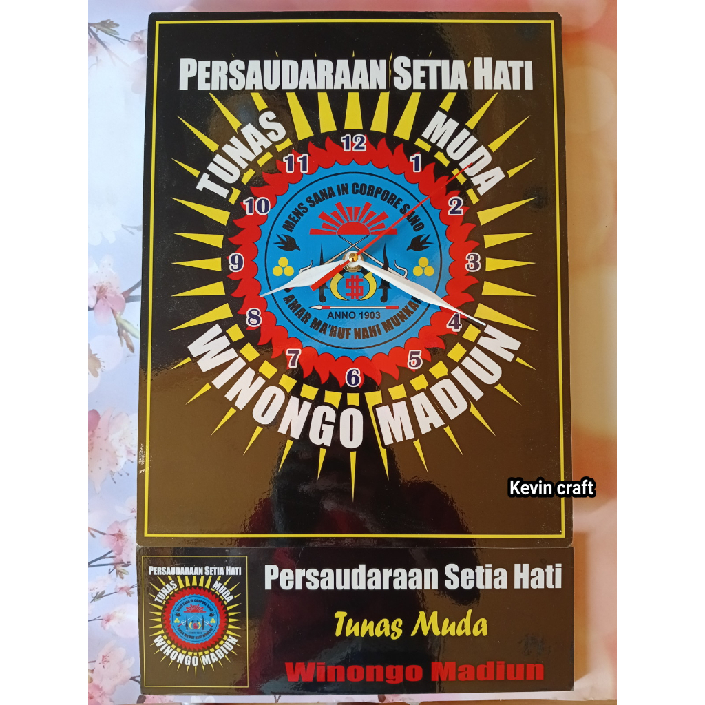 Jual Jam ding ding tembok koleksi perguruan PSHW Winongo jumbo | Shopee ...