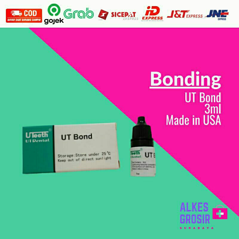 Jual BONDING Gigi Merk UTeeth UTDental USA 1Botol 5ML Lem Behel Primer Light Curing Cure LC ...