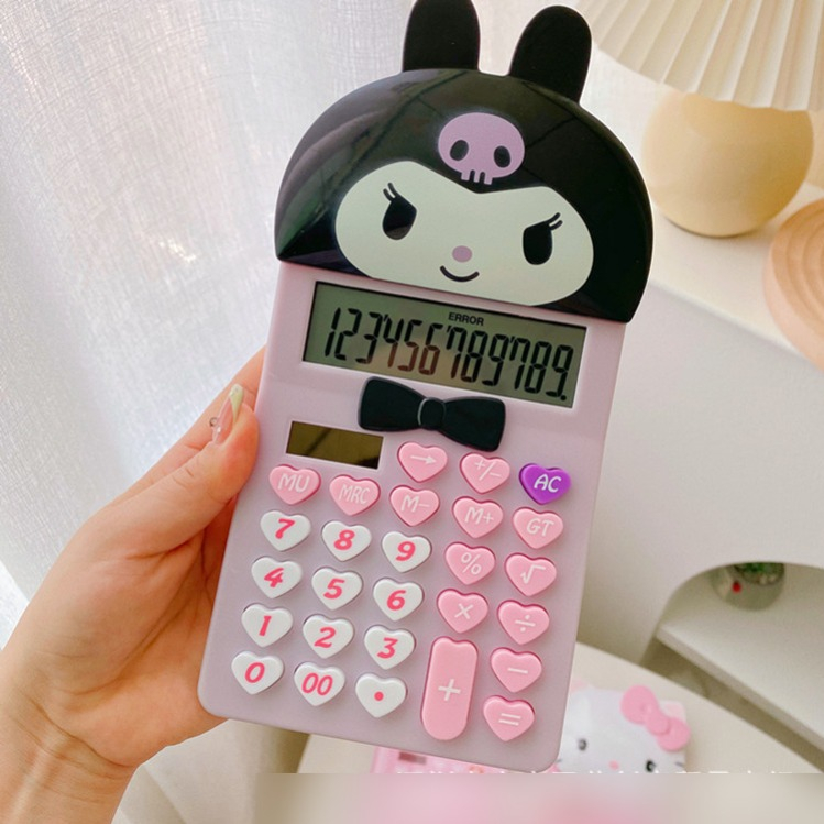 Jual KALKULATOR FANCY KARAKTER KUROMI | KALKULATOR ARITMATIKA 12 DIGIT ...