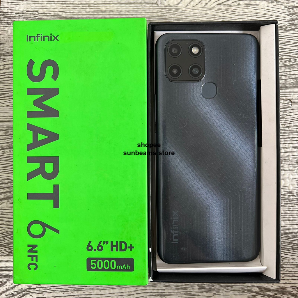 Jual Infinix Smart 6 NFC 2/32 GB Second Fullset | Shopee Indonesia