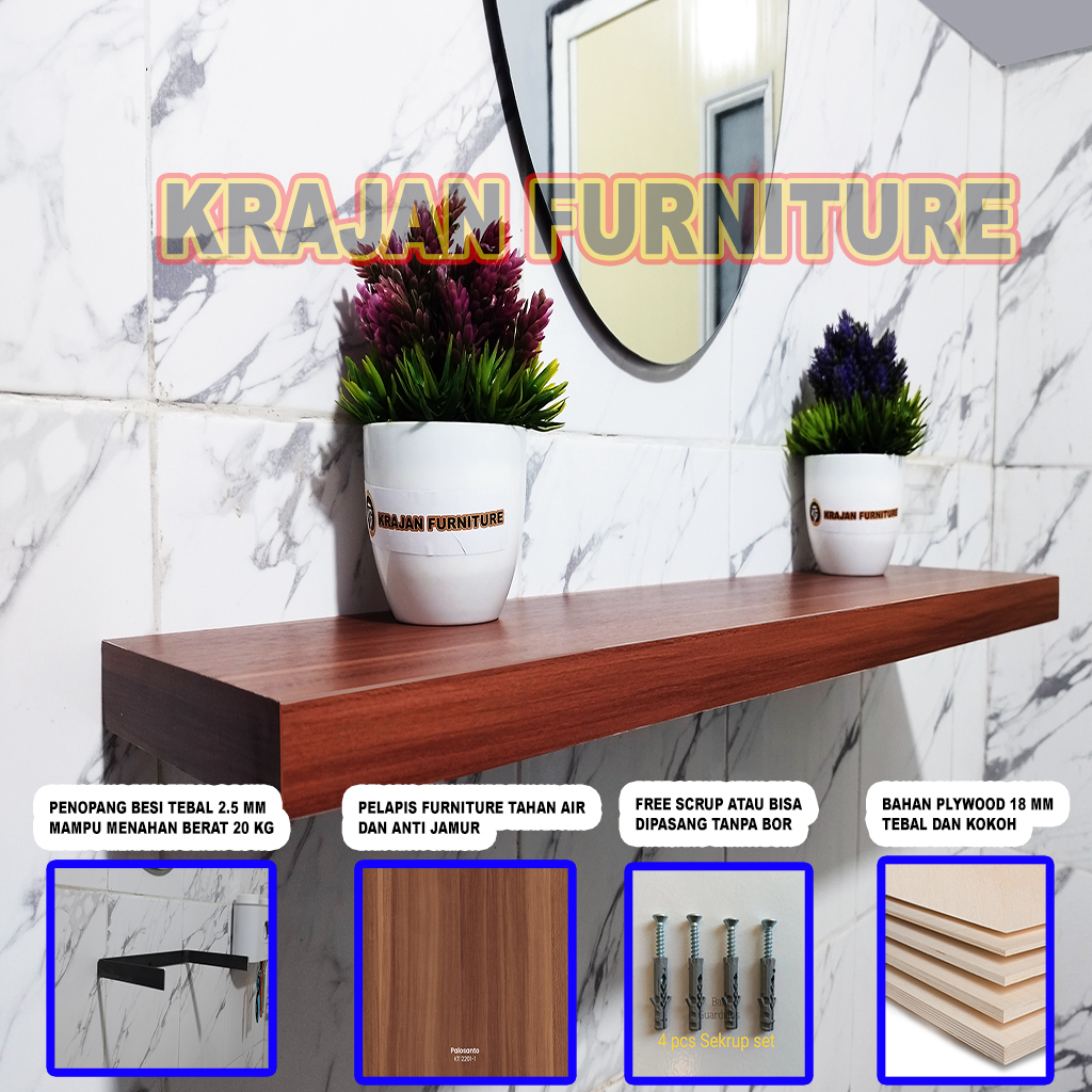 Jual AMBALAN DINDING MINIMALIS UKURAN P 80X L 20X T 3,5 CM | Shopee ...