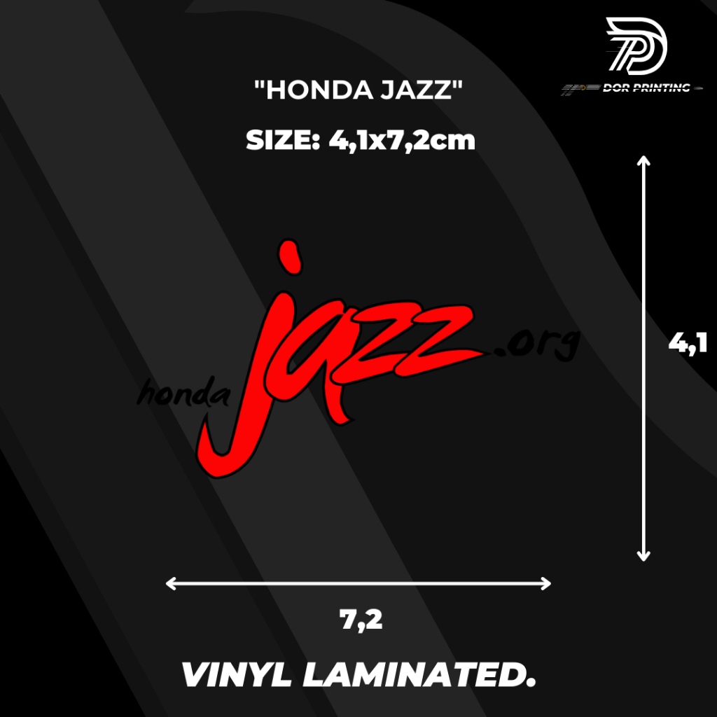 Jual STICKER/ HONDA JAZZ VIRALL KEREN LOGO HONDA JAZZ | Shopee Indonesia