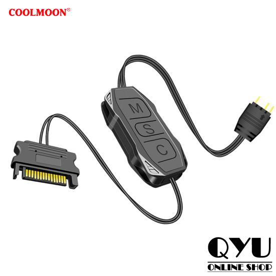 Jual COOLMOON AR-1 Controller ARGB 3pin 5v SATA PC Led Strip Cooling ...
