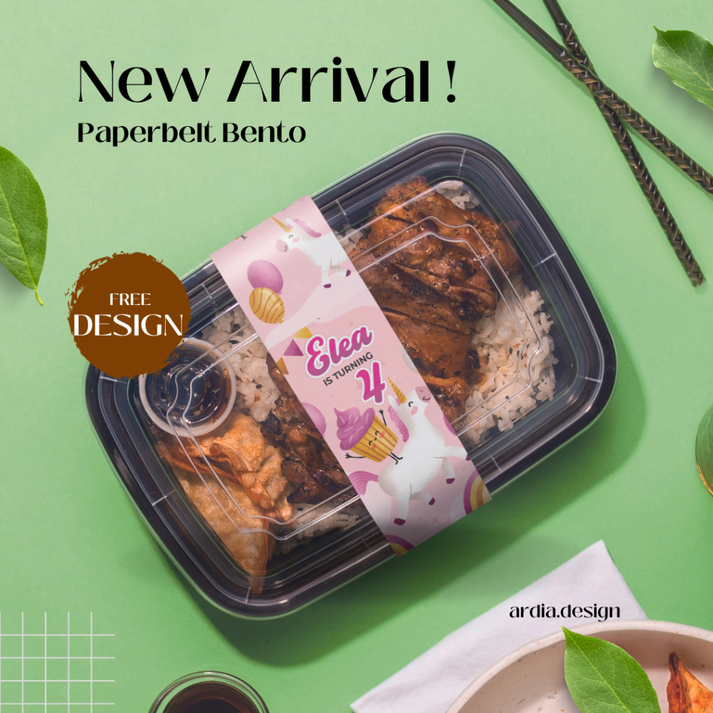 Jual Paperbelt Ulang Tahun - Label Box Bento Nasi Kotak Ulang Tahun ...