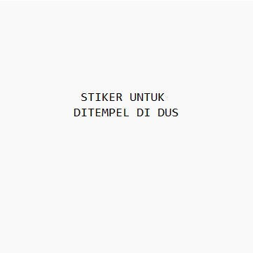 Jual STIKER DITEMPEL DI DUS | Shopee Indonesia