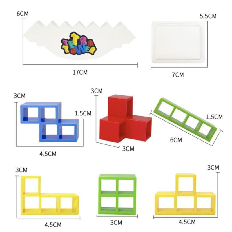 Jual Mainan Anak Edukasi Tetra Tower Block / Balok Tower Tetris / Tetra ...