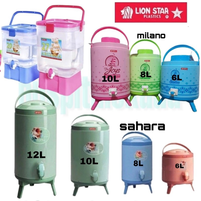 Jual LION STAR DRINK JAR / WATER DISPENSER HOOT COOL SAHARA MILANO ...