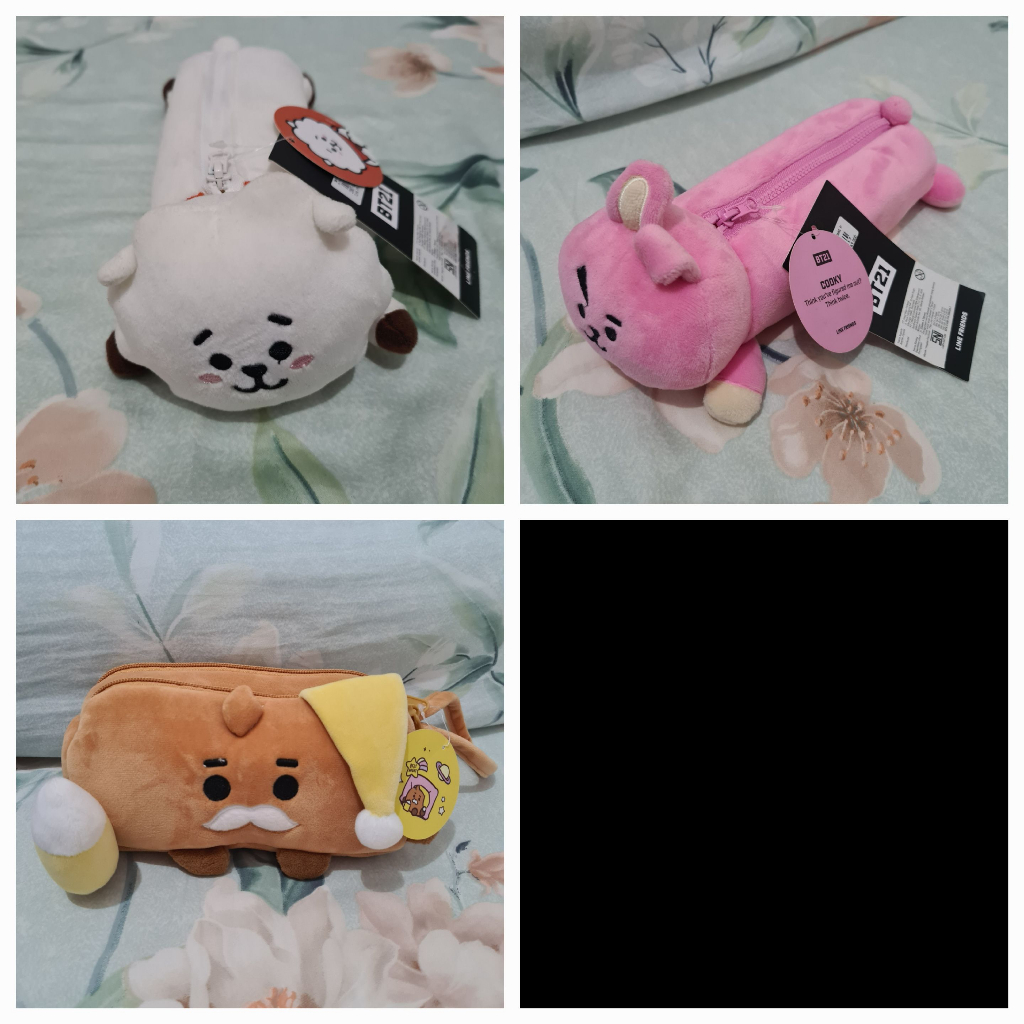 Jual BT21 Pencil Case Boneka Cooky RJ Shooky Baby BTS Official ...