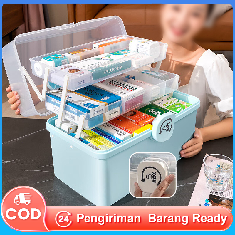 Jual Kotak Obat Penyimpanan Serbaguna Medicine box Storage Box ...