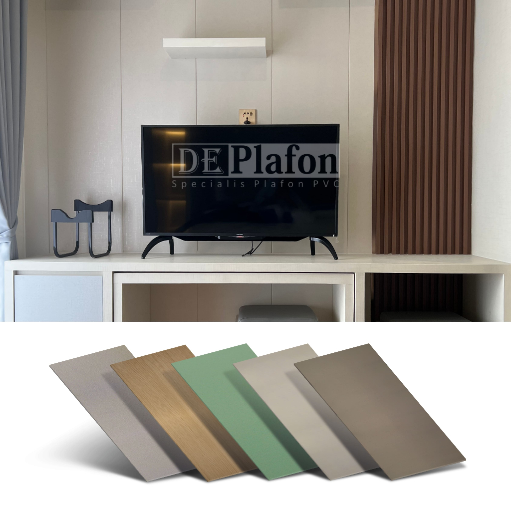 Jual Wallboard PVC 60cm dinding aesthetics wall board panel - De Plafon ...