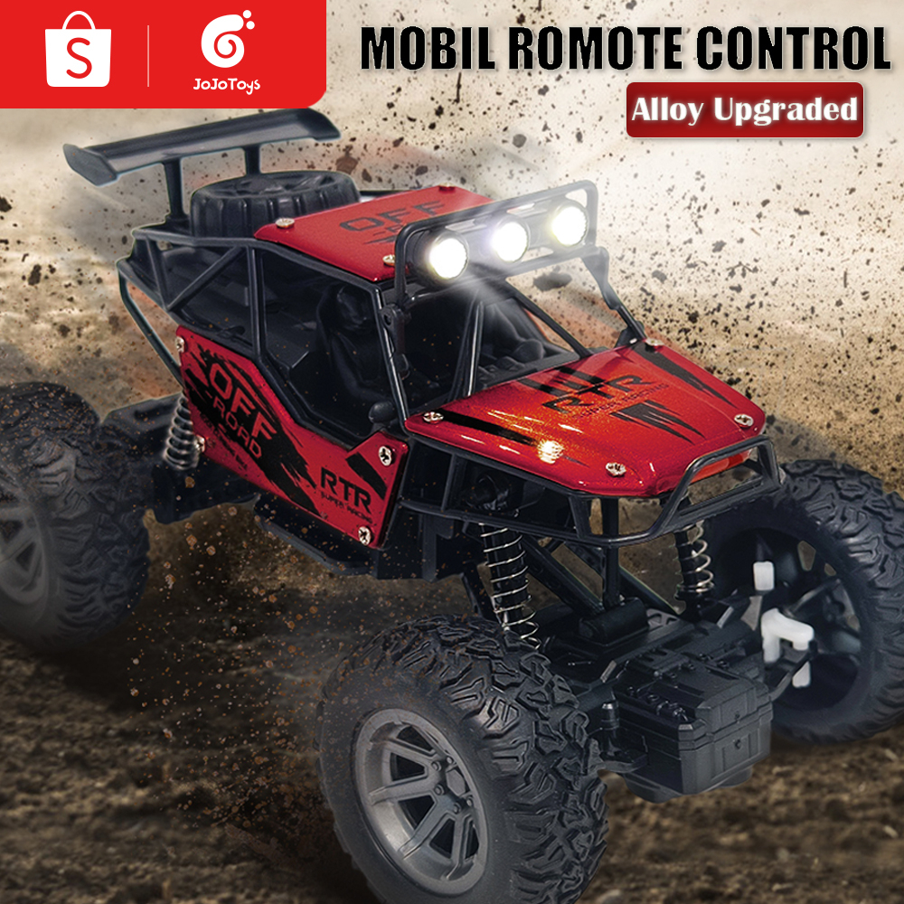 Jual JOJOTOY Mobil Remote Control Alloy Off-Road Car Mainan RC Mobil Climbing Car 2WD Powerful ...