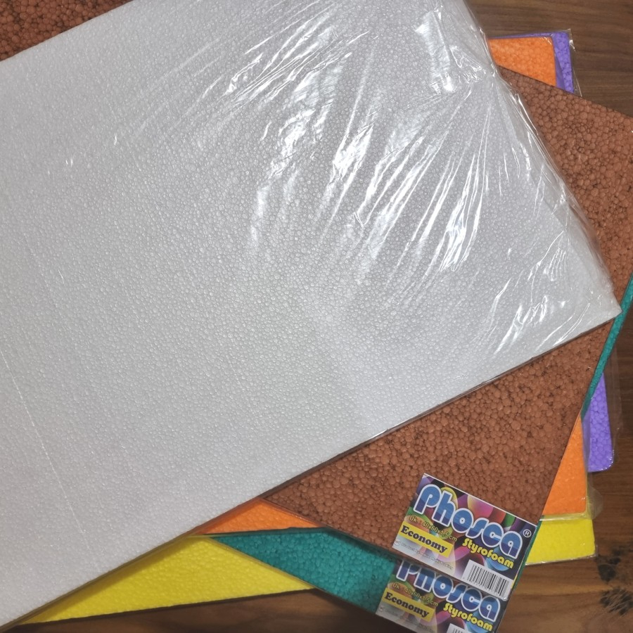 Jual Styrofoam Gabus Busa Warna Lembaran 40x60 | Shopee Indonesia