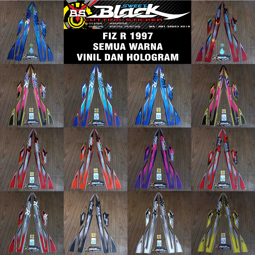 Jual STRIPING FIZR F1ZR 1997 STANDAR DAN CUSTOM | Shopee Indonesia