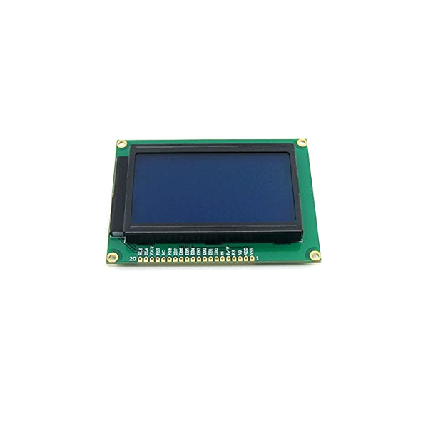 Jual 12864 Graphic LCD 128x64 MODULE blue color backlight LCD warna biru | Shopee Indonesia