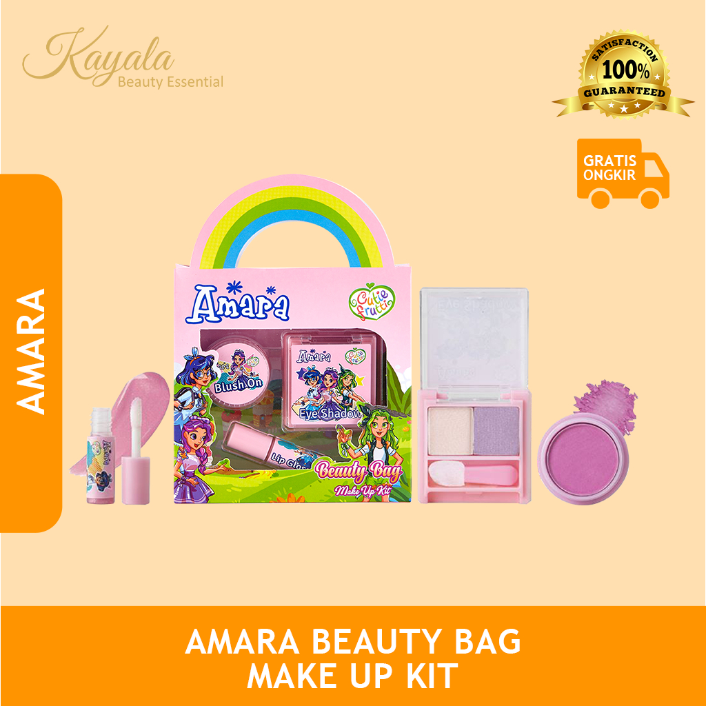 Jual AMARA BEAUTY BAG MAKE UP KIT | Shopee Indonesia