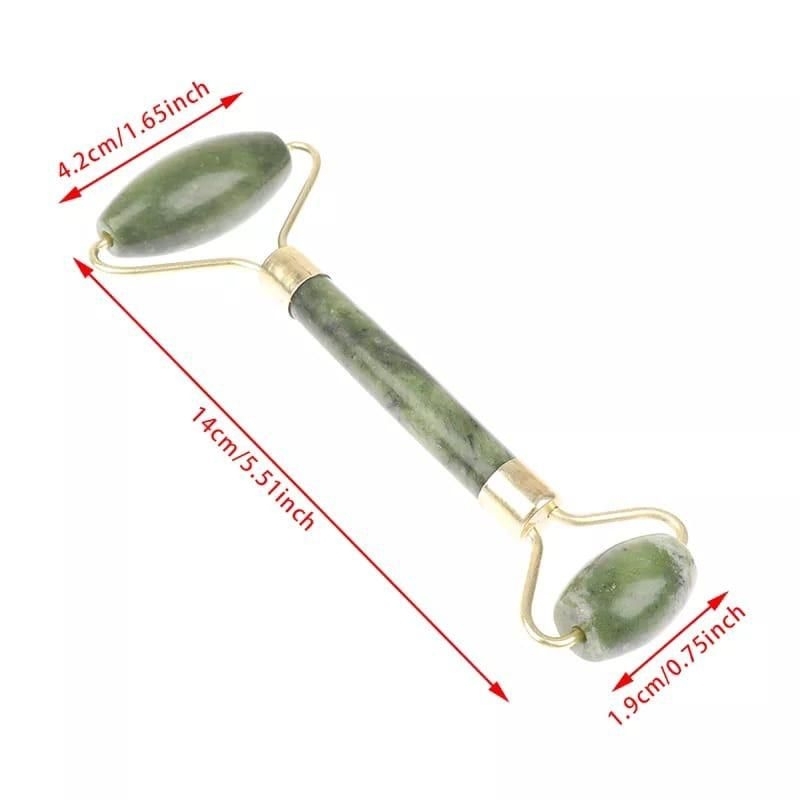 Jual Jade Roller Face Facial Massage Batu Giok Gua Sha kesehatan ...