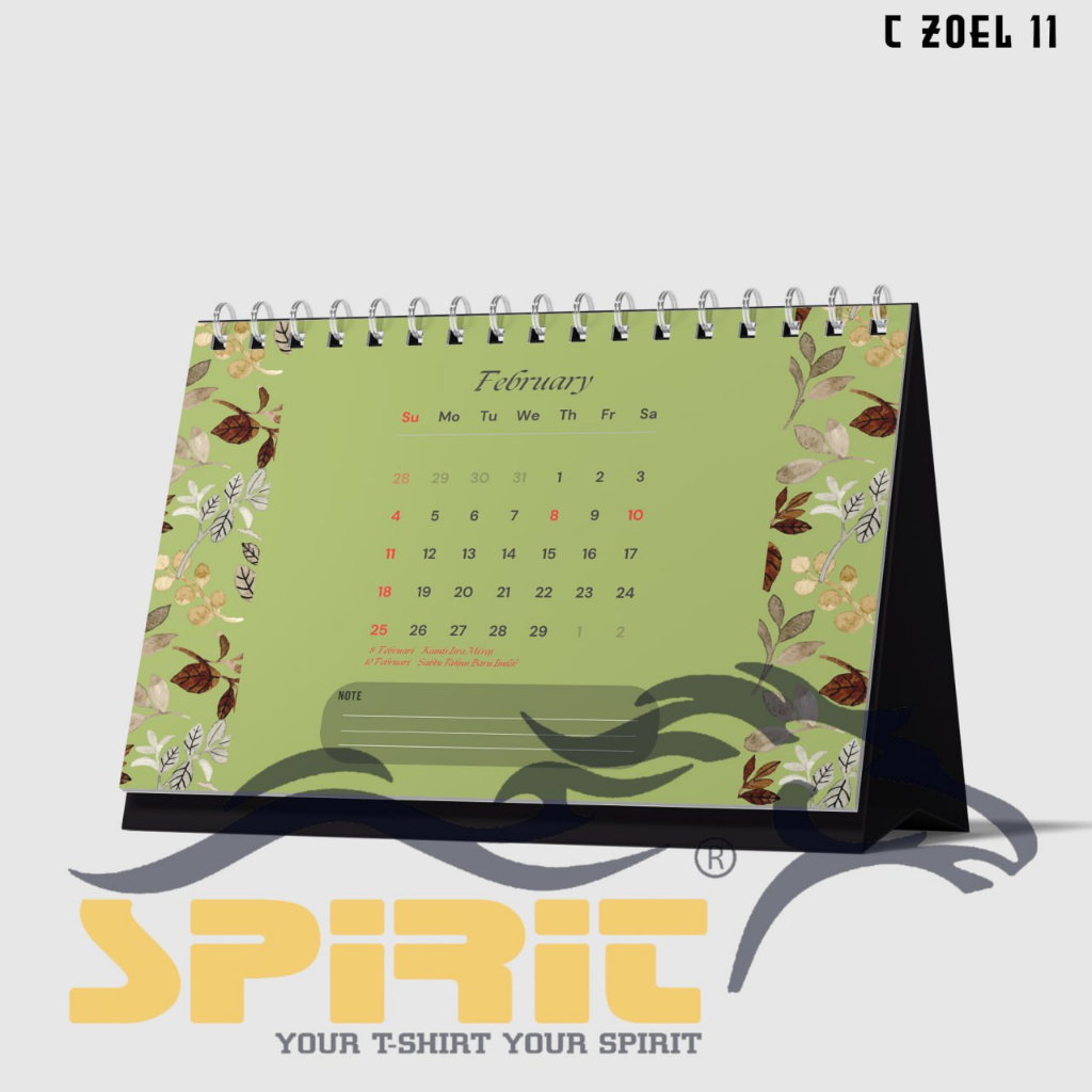 Jual Kalender Meja Tahun 2024 Bunga Full Color Aesthetic l Kalender ...