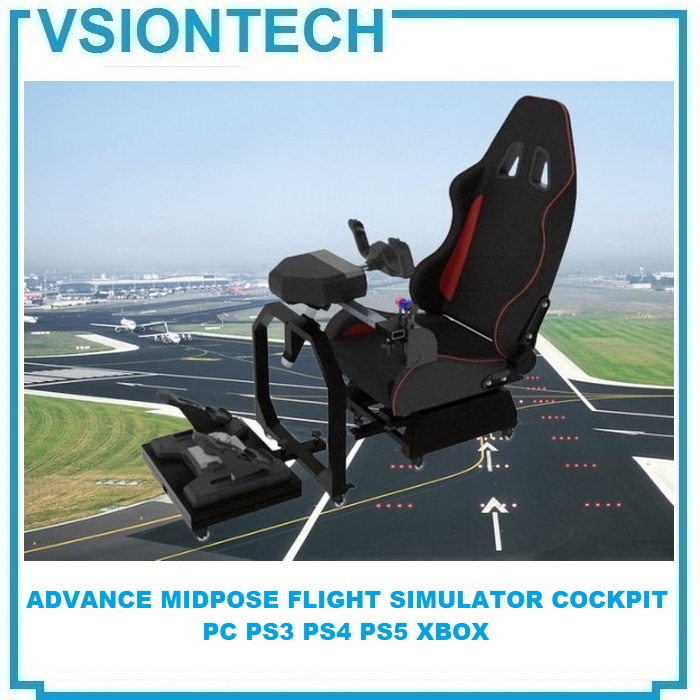 Jual Advance Midpose Flight Simulator Cockpit - Kursi Gaming PC PS3 PS4 ...
