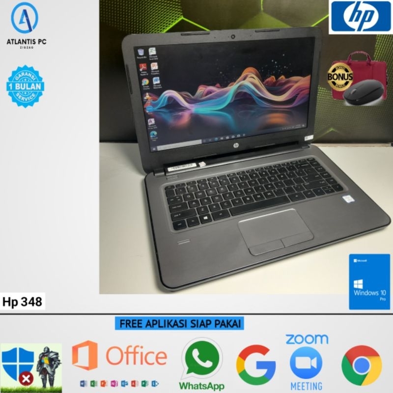 Jual Laptop HP 348 G4 Core i5 Gen 7 Ram 8GB SSD 256GB Windows 10 SIAP ...